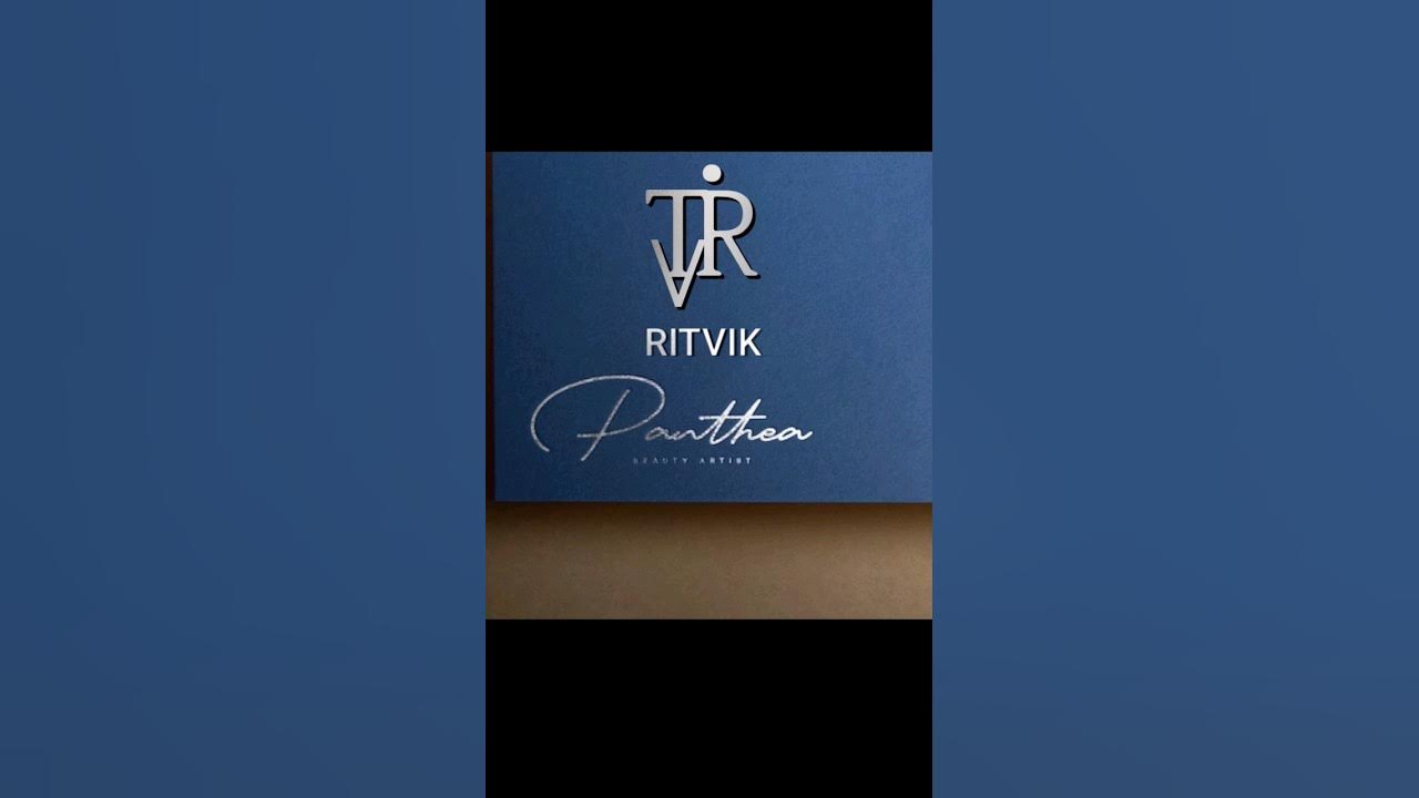 Ritvik name brand logo 💓comment your name 💥 😀 #short #ytshort # ...