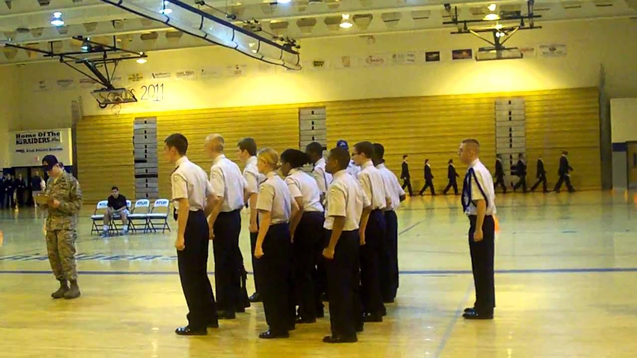 LHS Air Force JROTC Armed Regulation Drill Team Drill Comp. 4/30/11 ...