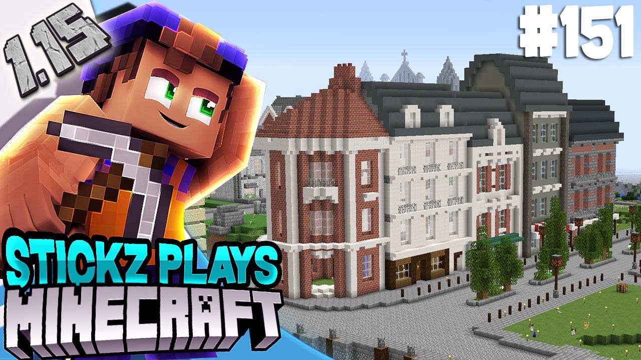 Minecraft - Main Street Victoria - EP 151 (1.15) - Stickz Plays ...