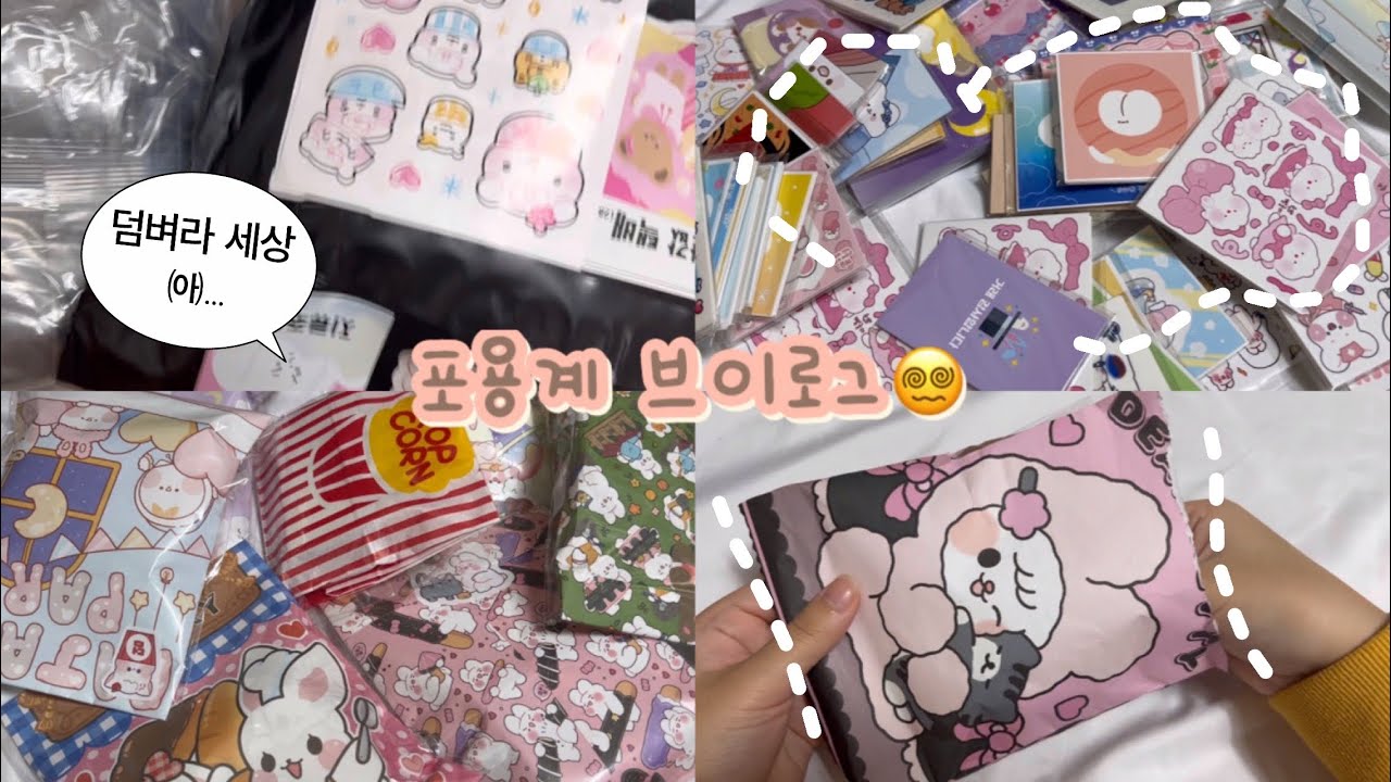 포용계 브이로그 포용계 포장용품 교환후기 다꾸 포용 브이로그 Vloe 문구 포장 포장브이로그 알고리즘 당근