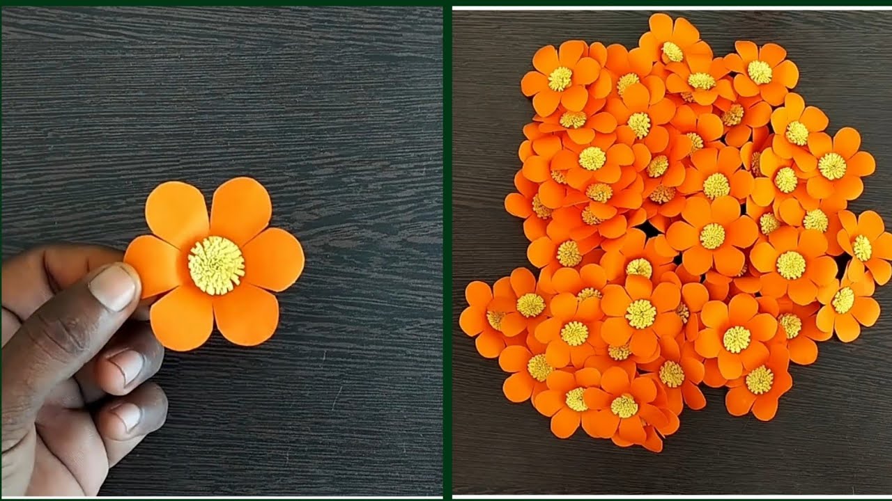 Empty plastic bottle with paper flowers craft || Paper flowers craft ...
