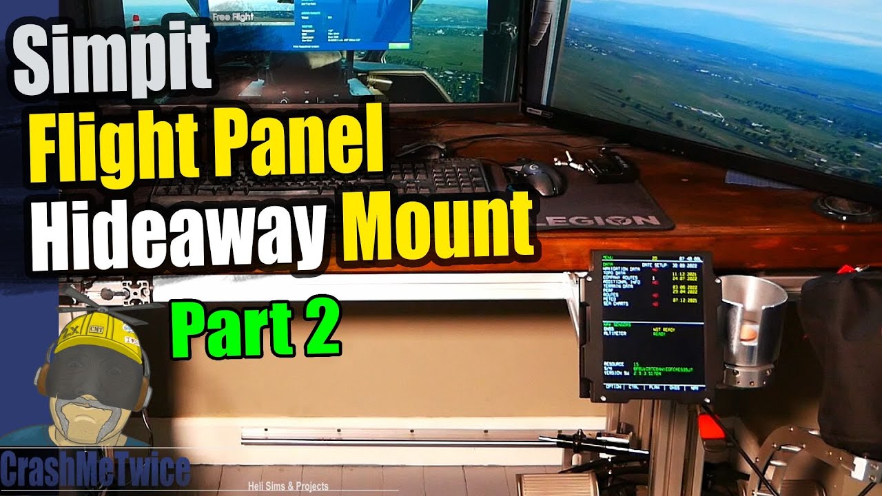 Simpit Flight Panel Hideaway Mount - Part 2 - YouTube