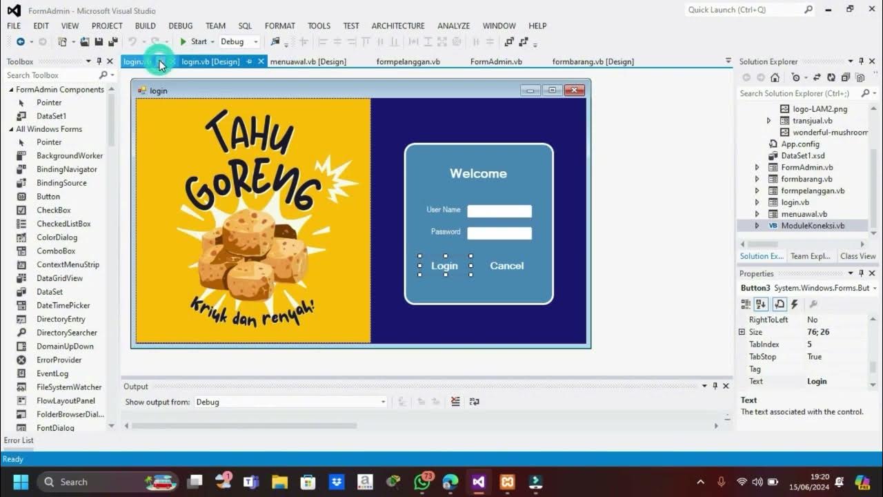 Presentasi tutorial pembuatan aplikasi penjualan menggunakan visual basic.net - YouTube