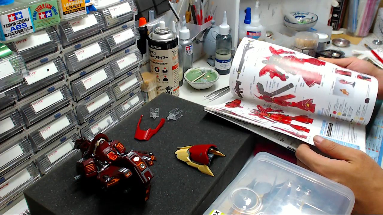 Gundam/Sazabi resin conversion - YouTube