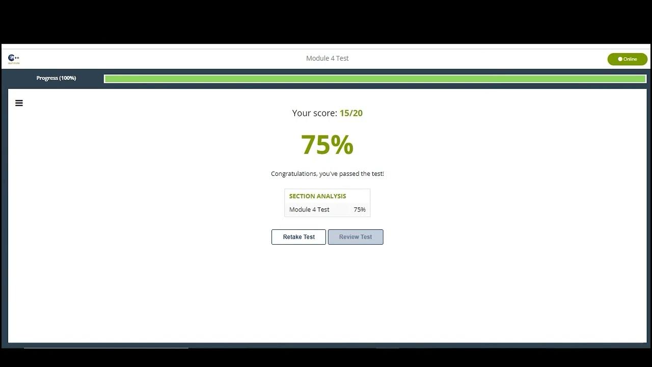 Cisco C Advance Course Module 4 Answer 2022 Updated Cpp Youtube