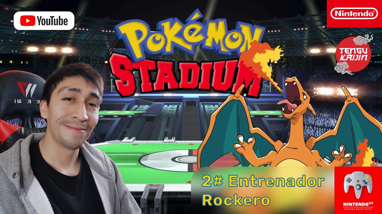 Pokémon Stadium | Entrenador Rockero - YouTube