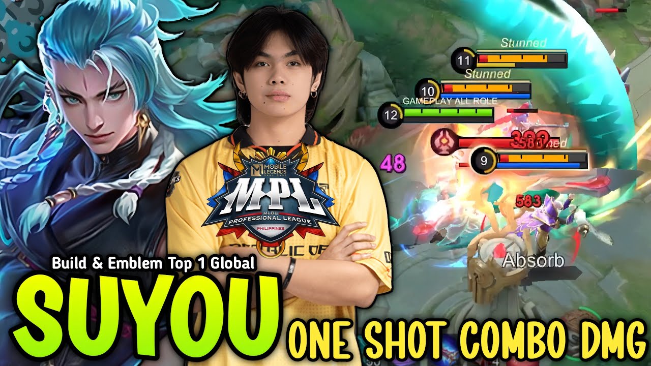 THANK YOU ONIC K1NGKONG FOR SUYOU NEW 1 SHOT BUILD & EMBLEM FROM MPL S14 - BUILD TOP 1 GLOBAL ...