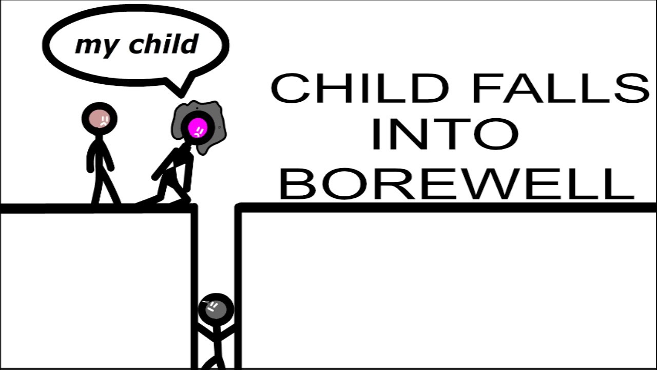 #cartoon #animation video #short story Child fallls into into borewell ...