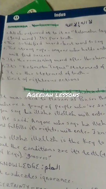 Aqeedah lessons taught by Ustadh Abdul Rahman Hassan - YouTube