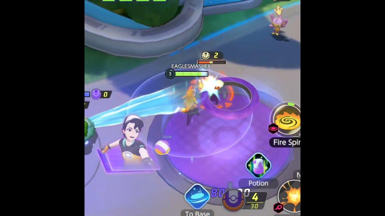 charmander is too quick pokémon unite - YouTube