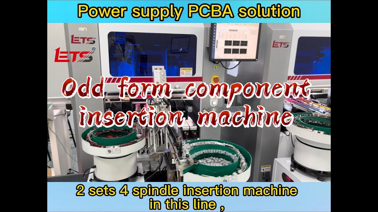 ETS insertion machine for power supply solution - YouTube