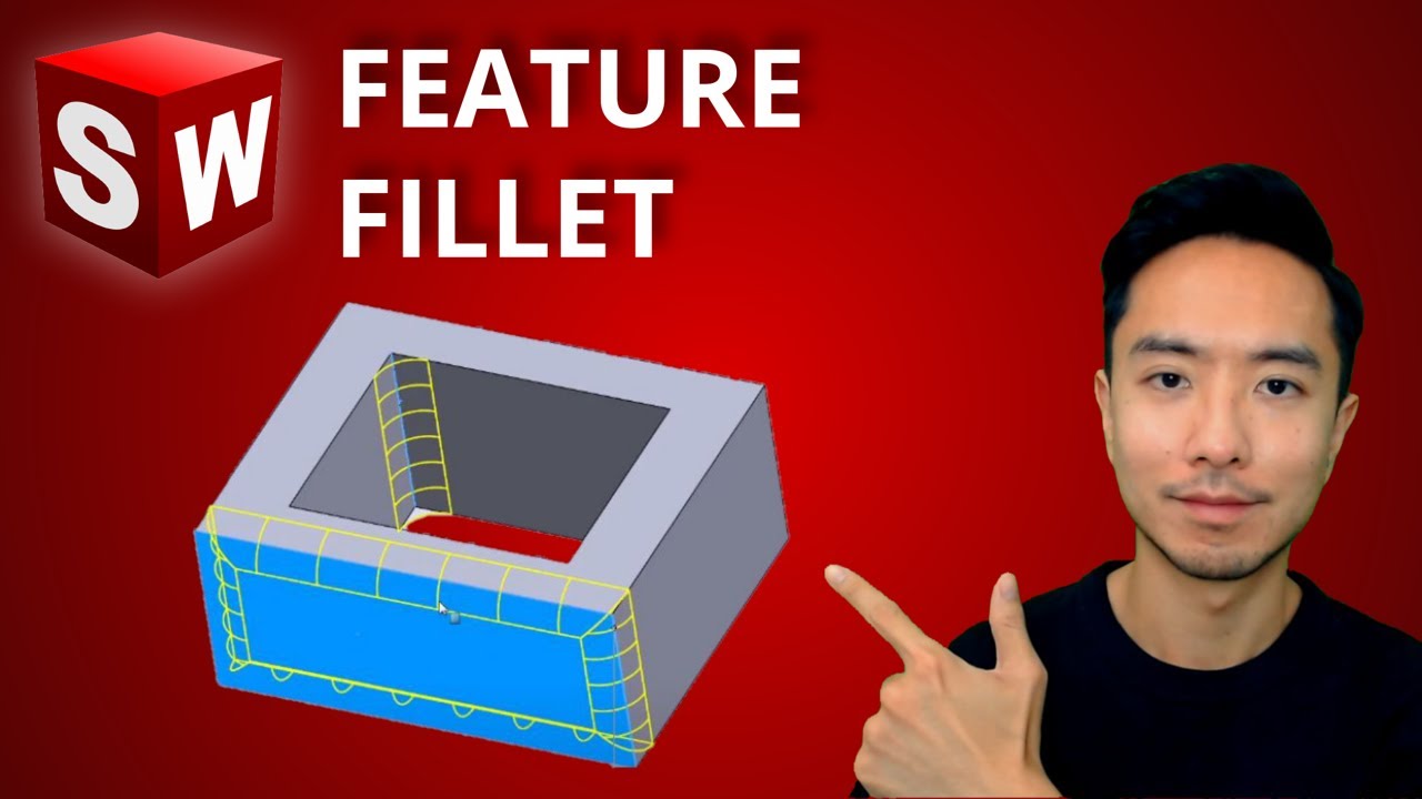 Solidworks Feature Fillet - YouTube