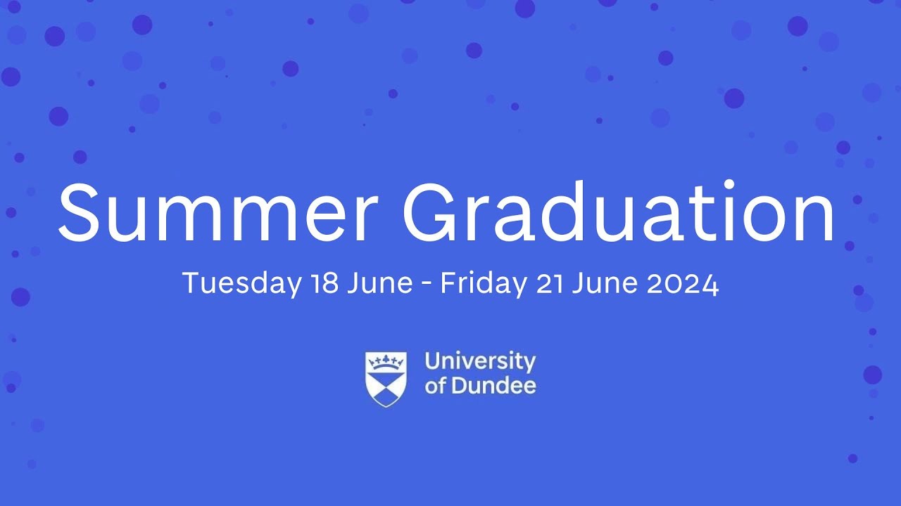 Summer Graduation - 19 June 2024 - 10am - Caird Hall - YouTube