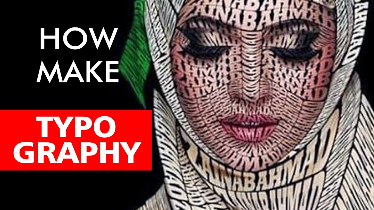 CARA BUAT TYPOGRAPHY WAJAH MENGGUNAKAN CORELDRAW - YouTube