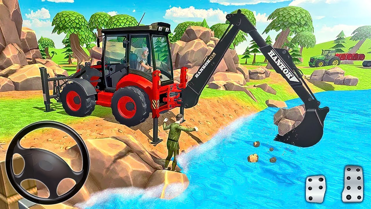 Jcb 3dx Backhoe Loader Bus Simulator Indonesia Driving Live Stream