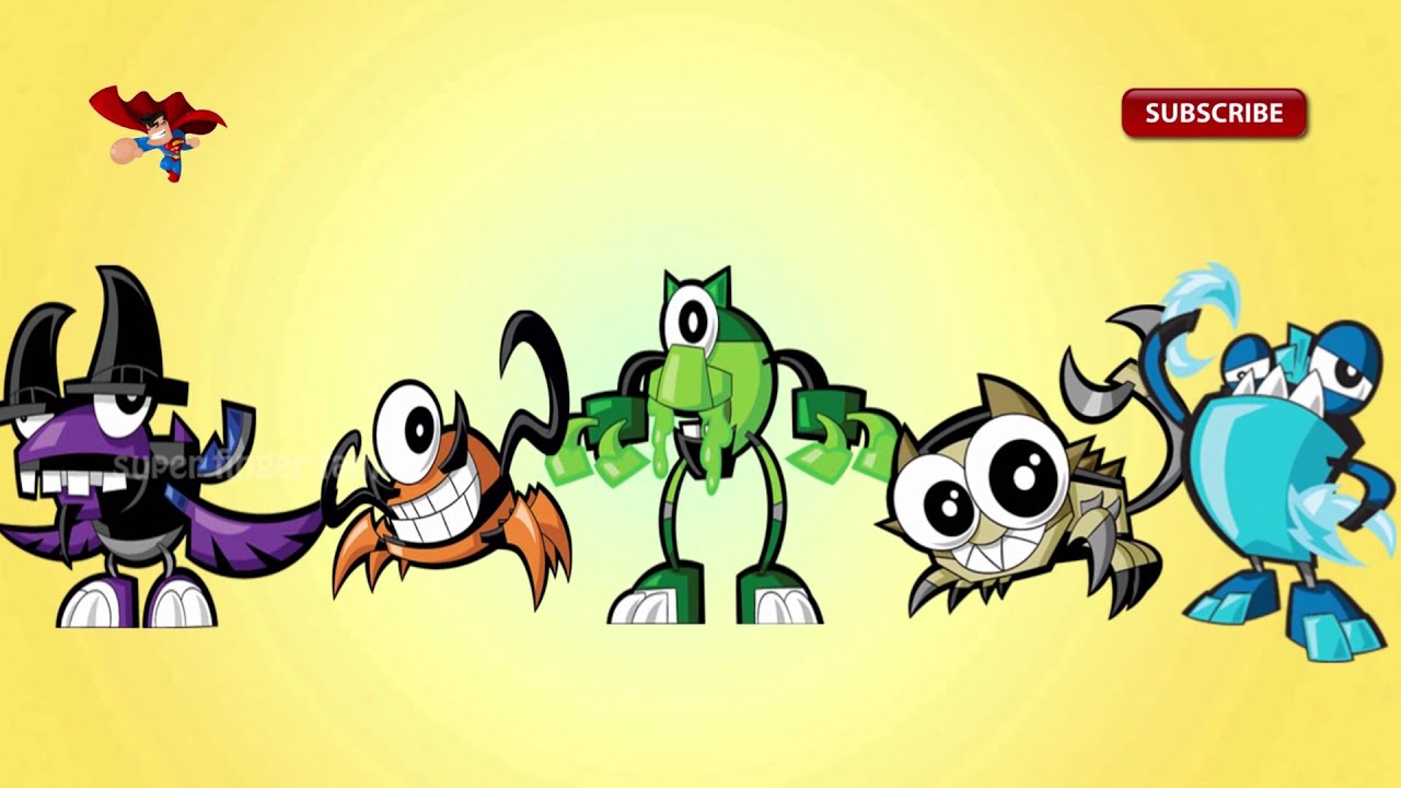 Mixels Finger Family Super Finger Family Nursery Rhymes Children Songs ...