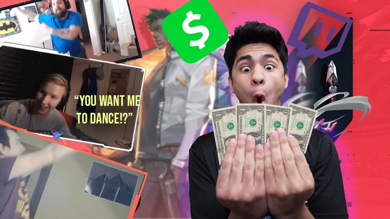 Making Twitch Streamers Dance for $1! (Valorant) - YouTube