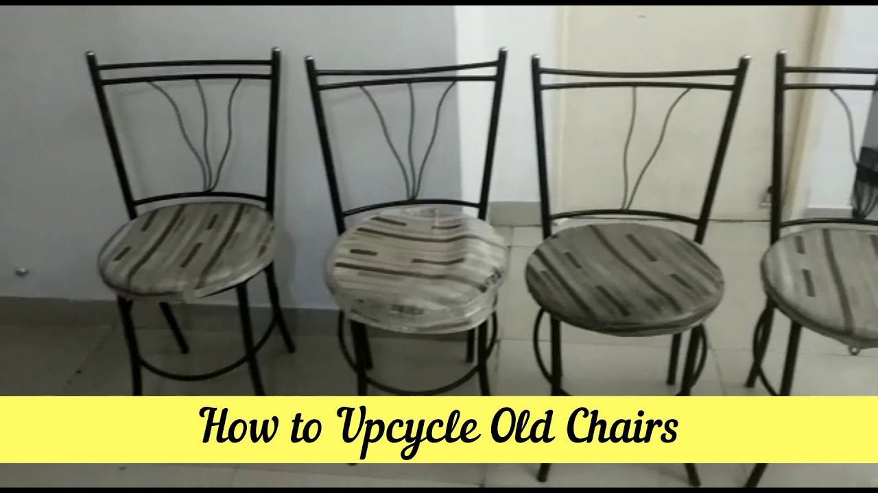 How to Upcycle an Old Chair I How to upcycle Wrought Iron Chairs I How ...