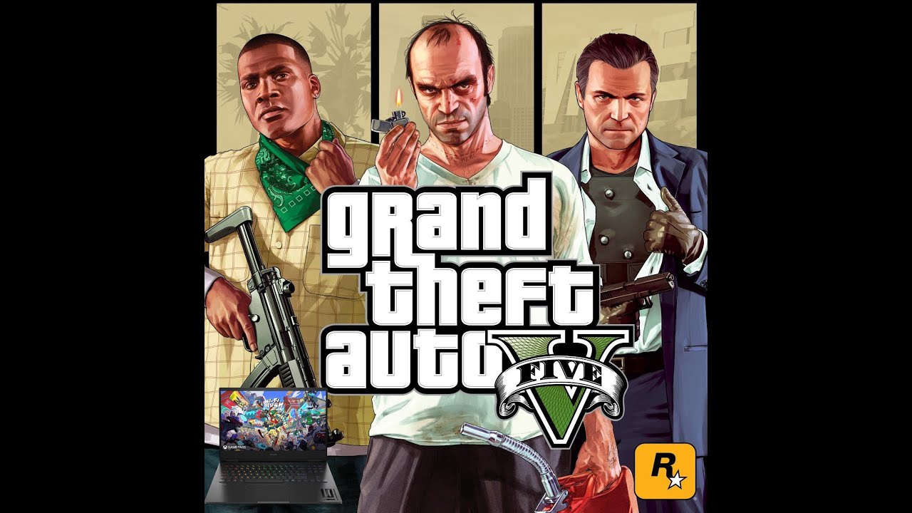 HP OMEN 16 | Game Test | GTA V | 1080p Very High | R7-7840HS | RTX 4050 ...
