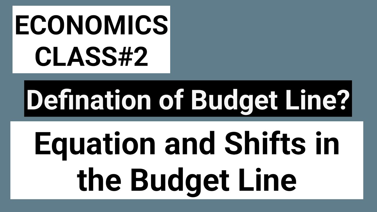 budget line || budget line economics || budget line microeconomics ...