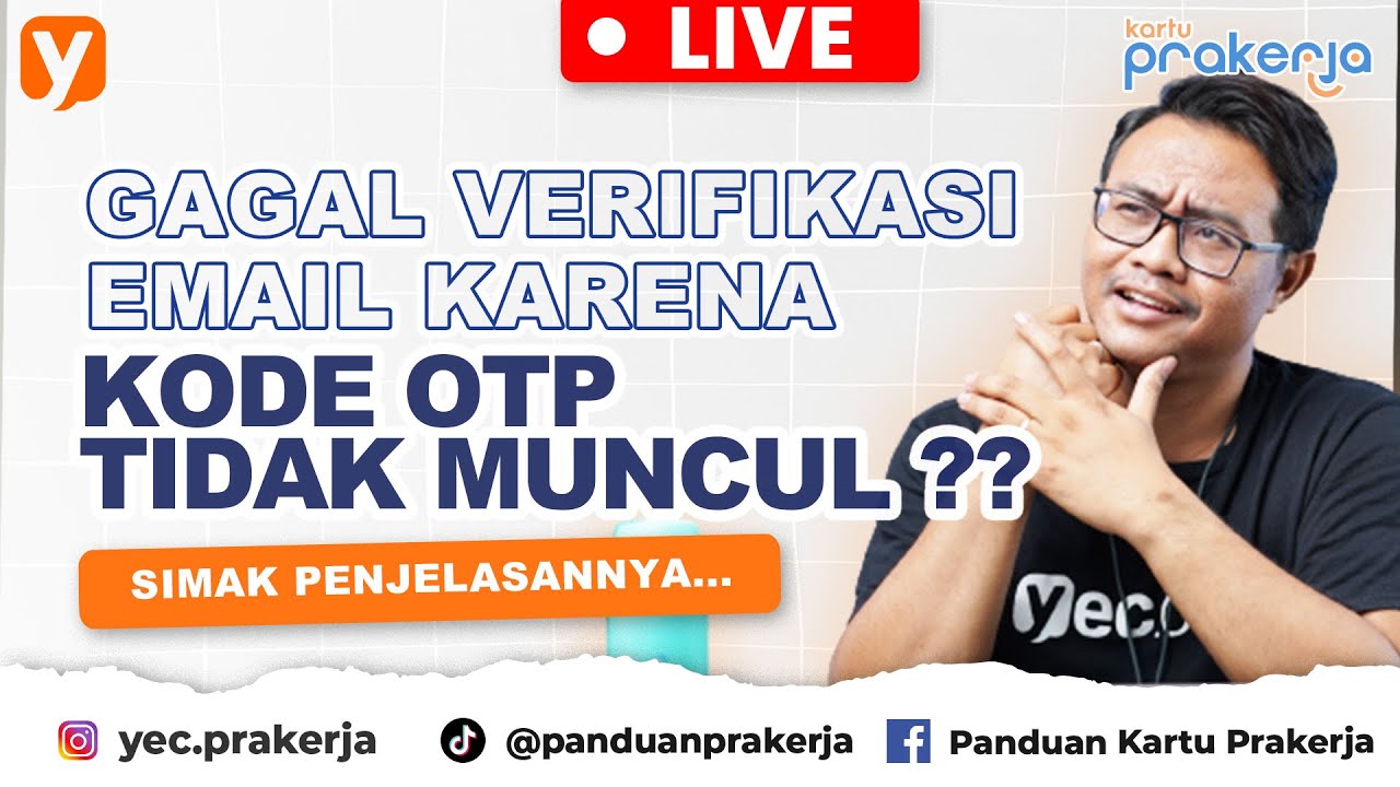 KODE OTP TIDAK MUNCUL SAAT VERIFIKASI EMAIL? SIMAK PENJELASANNYA! - YouTube