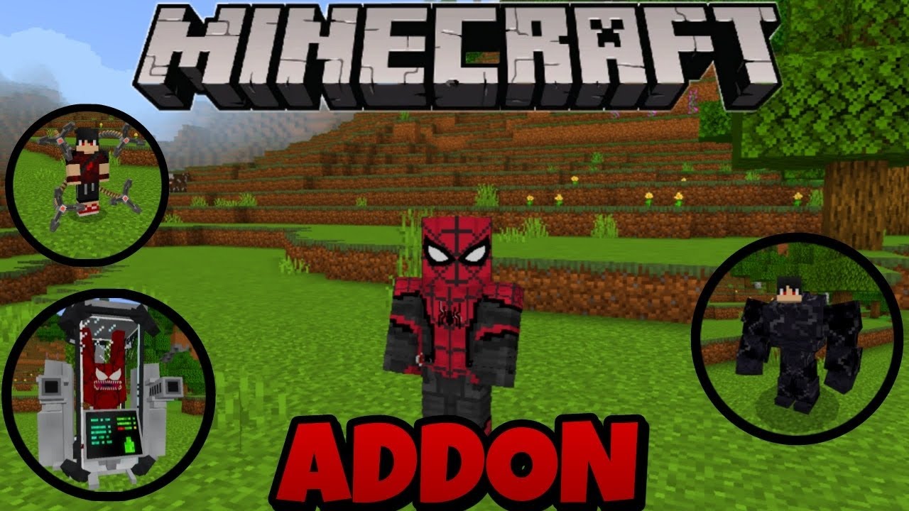 Spiderverse Novo Addon Do Homem Aranha Incrível Para O Minecraft