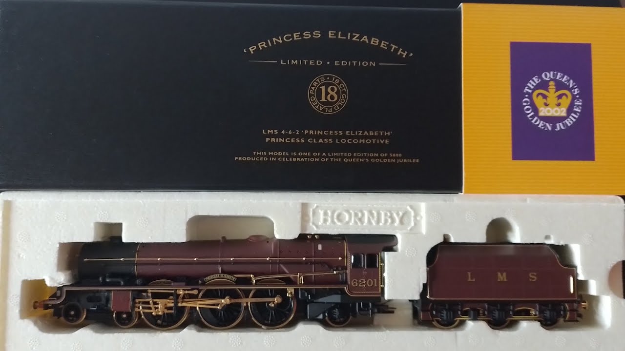 Hornby Princess Elizabeth gold-plated Edition 2002. - YouTube
