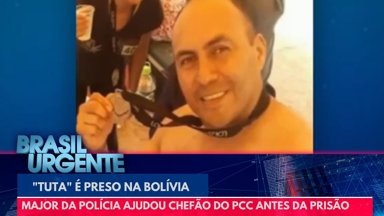 "Tuta" é preso na Bolívia | Brasil Urgente - YouTube