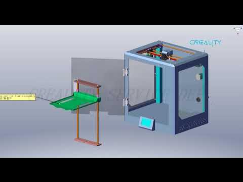 Service tutorial CR 5 Pro H the hot bed tray replacment - YouTube