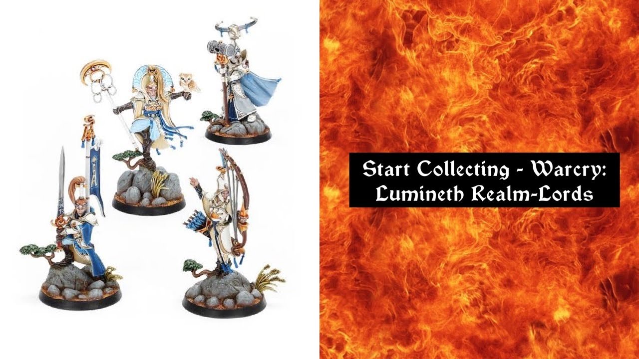 Start Collecting Warcry: Lumineth Realm-Lords - YouTube