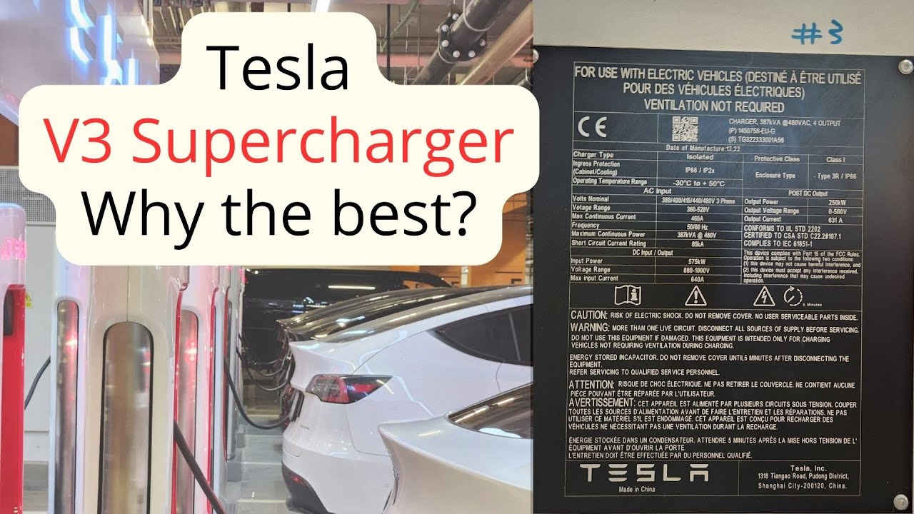 [English] Tesla v3 Supercharger in depth electrical review - YouTube