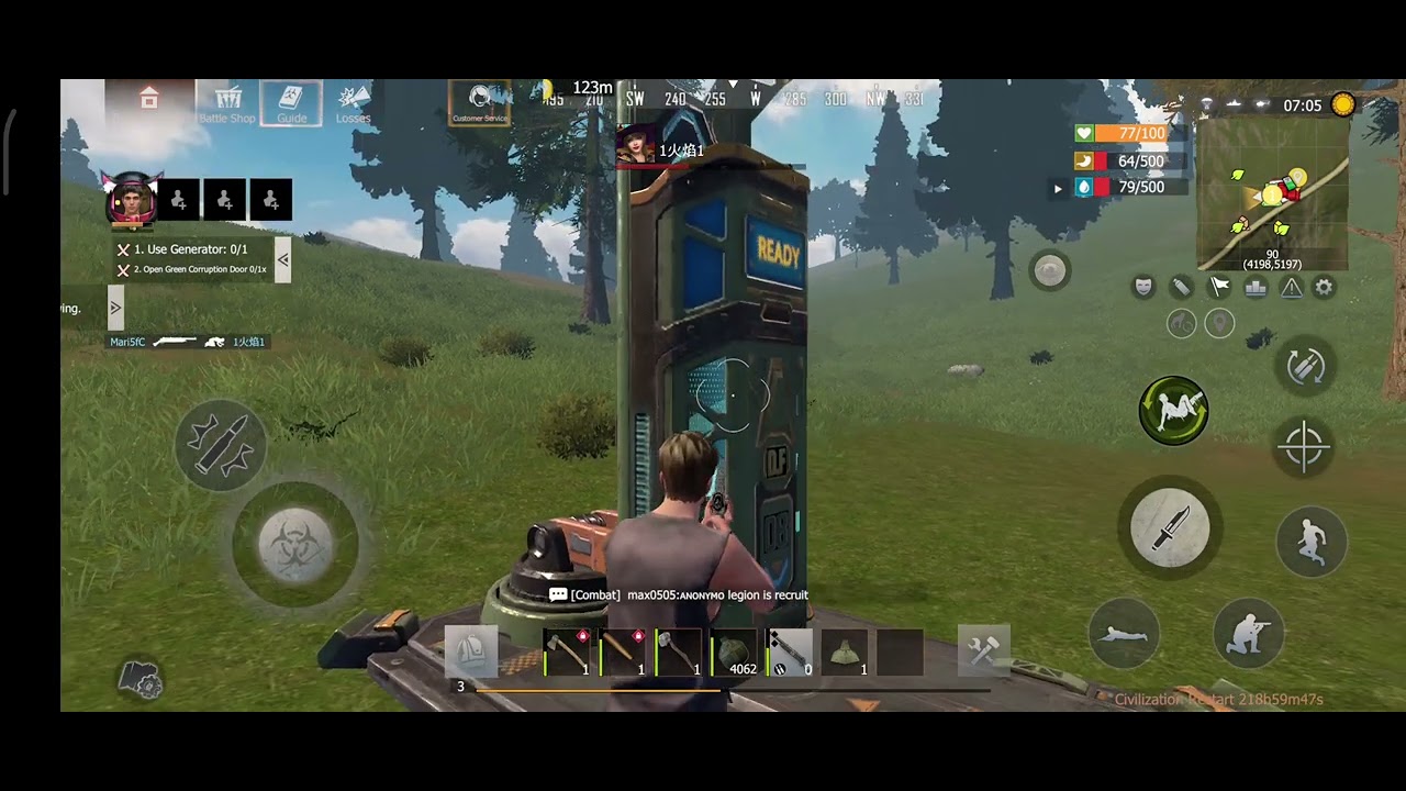 playing a game similar to rust - YouTube