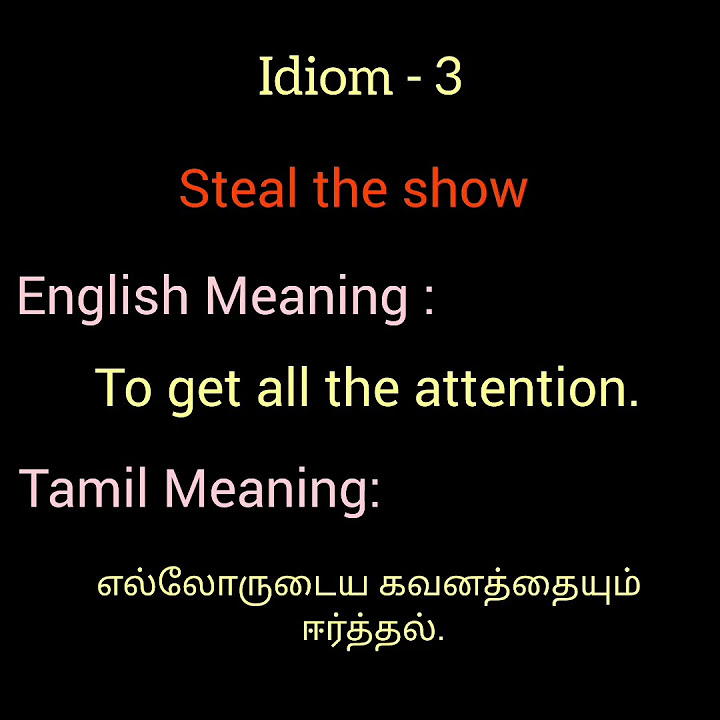 Idiom Part 3 English Tamil Meaning Of Idiom Vid 15 YouTube idiom-part-3-english-tamil-meaning-of-idiom-vid-15-youtube