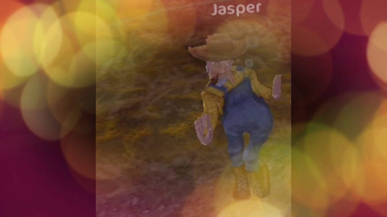 Jasper dancing his jolly overalls off - YouTube