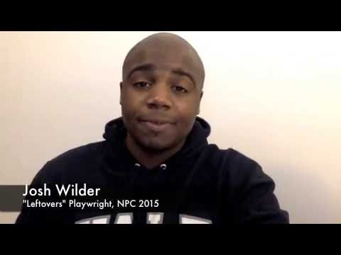 A thank you from 2015 NPC Playwright Josh Wilder - YouTube