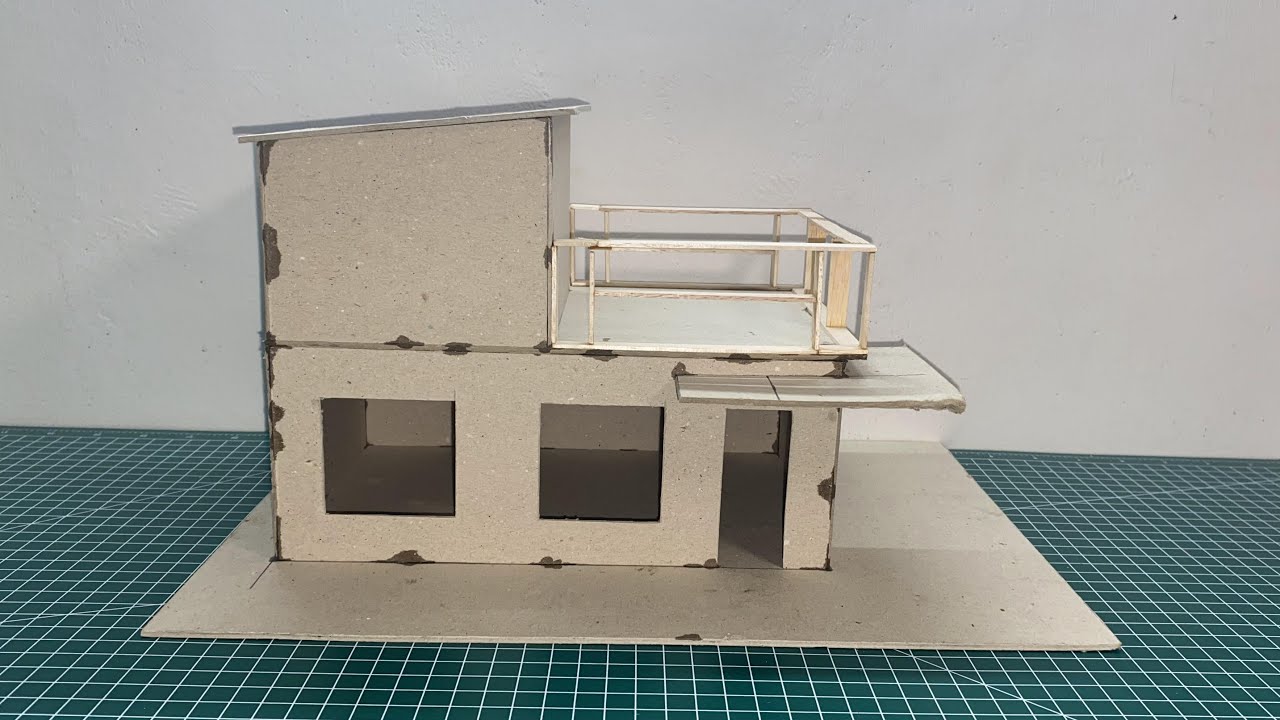 DIY Mastermind Creates Modern Mini House with JUST Cardboard | CGK DIY ...