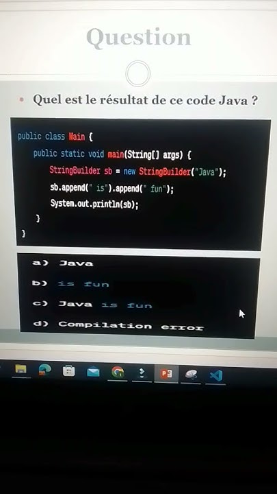 Test Technique Java : Question 20 - YouTube