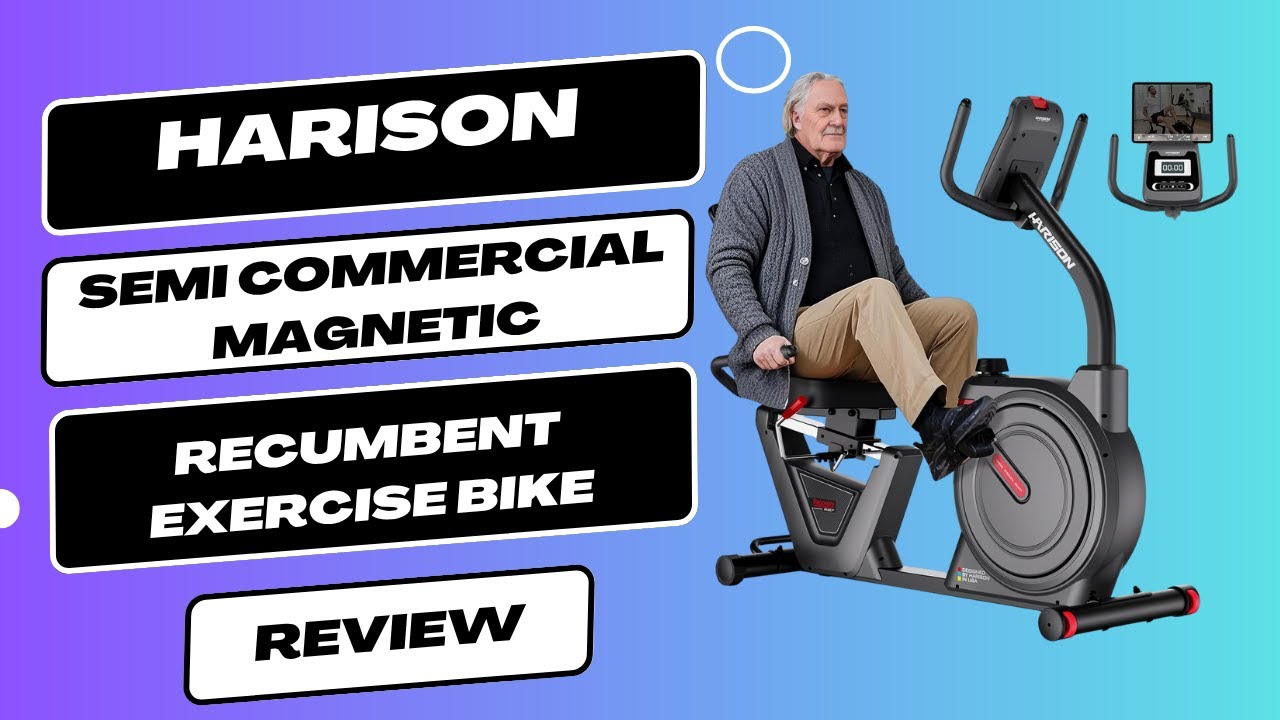 HARISON Semi Commercial Magnetic Recumbent Exercise Bike Review | Best ...