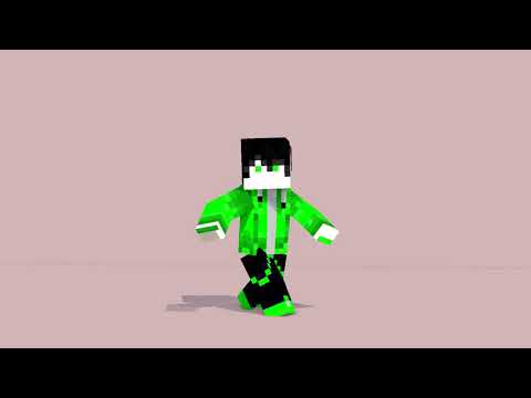 Shuffle dance Template by Cindy.ca Minecraft animation (mine imator) - YouTube