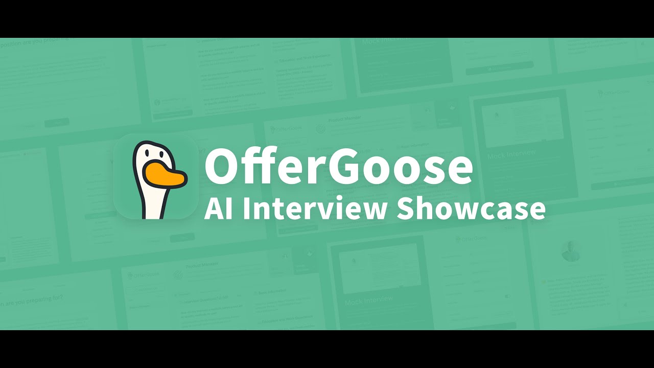 OfferGoose, AI Interview Copilot Showcase - YouTube