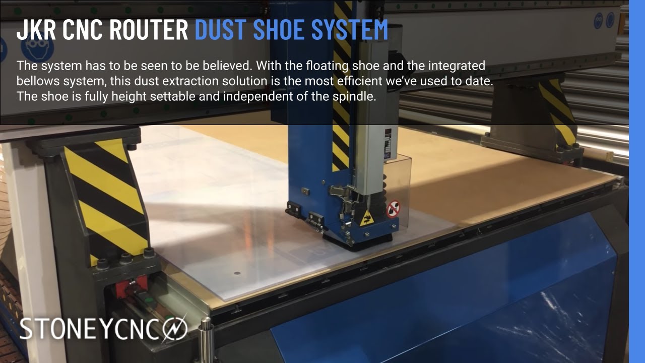JKR CNC Router Dust Shoe System [for Experts] - YouTube
