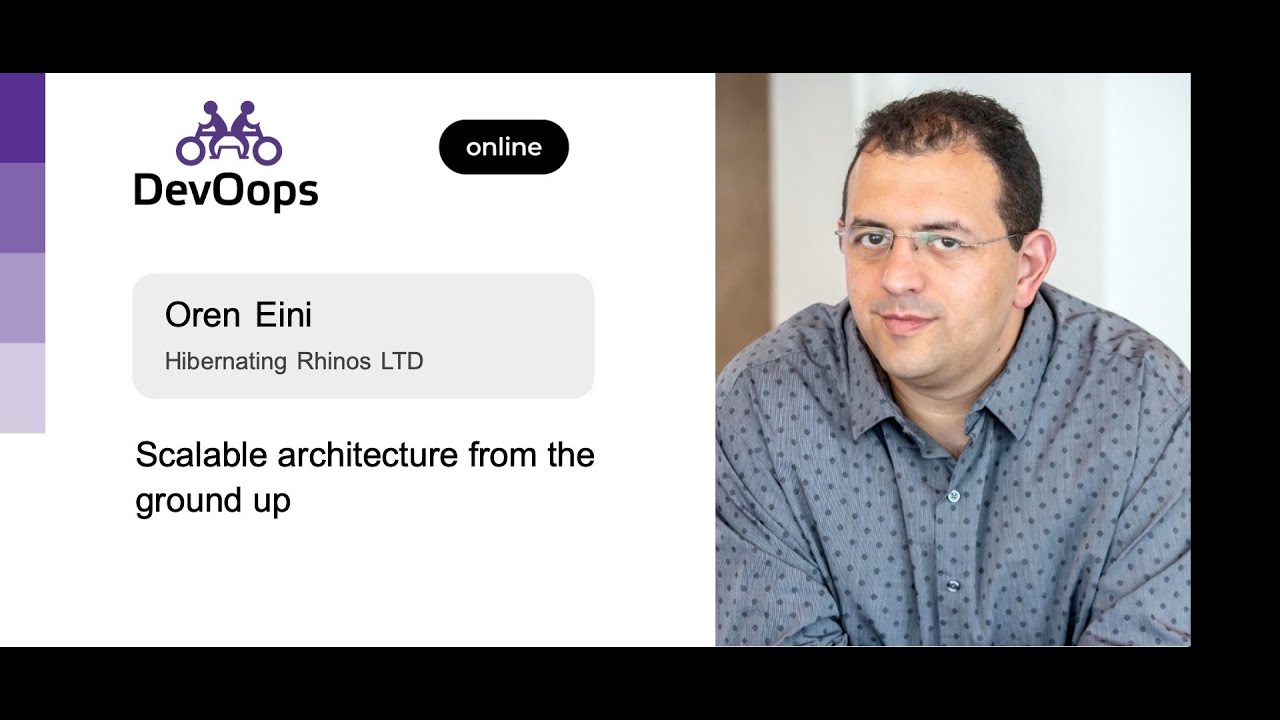 Oren Eini — Scalable Architecture From The Ground Up Youtube
