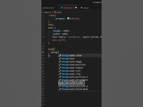 How to set image in background using 👨‍💻 HTML | CSS #css #shorts #coding #webdesign #htmlcss ...