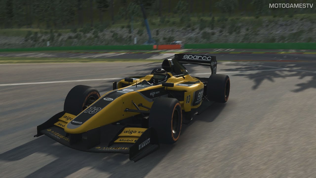 RaceRoom - Formula RaceRoom 2 at SPA Gameplay - YouTube