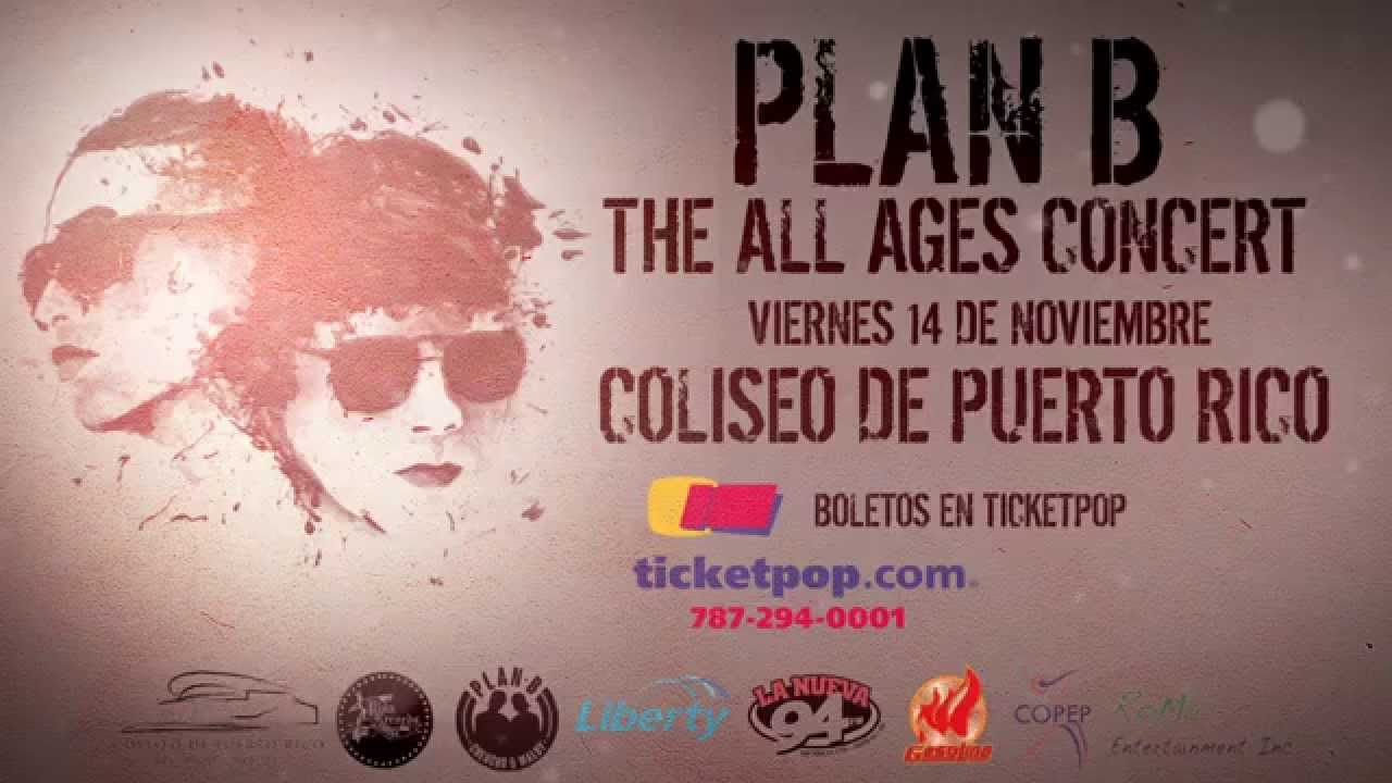 Plan B - Concert Viernes 14 De Noviembre Choliseo De PR (Promo) - YouTube
