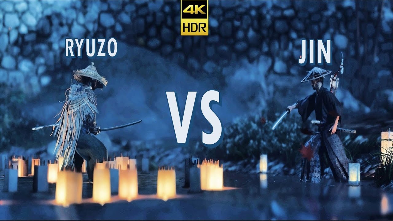 Jin Sakai vs Ryuzo EPIC BOSS FIGHT in Ghost of Tsushima | 4K - YouTube
