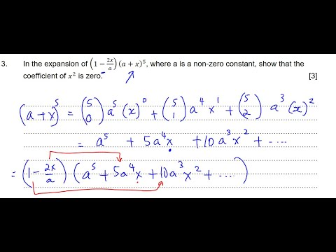 AS Level test on Binomial Theorem Sigma Notation Sum to Infinity - YouTube