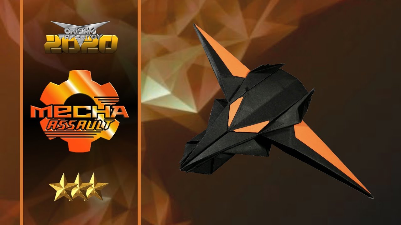 Origami Plane Papertoy - MECHA ASSAULT (Mecha Troopers part 5 ...