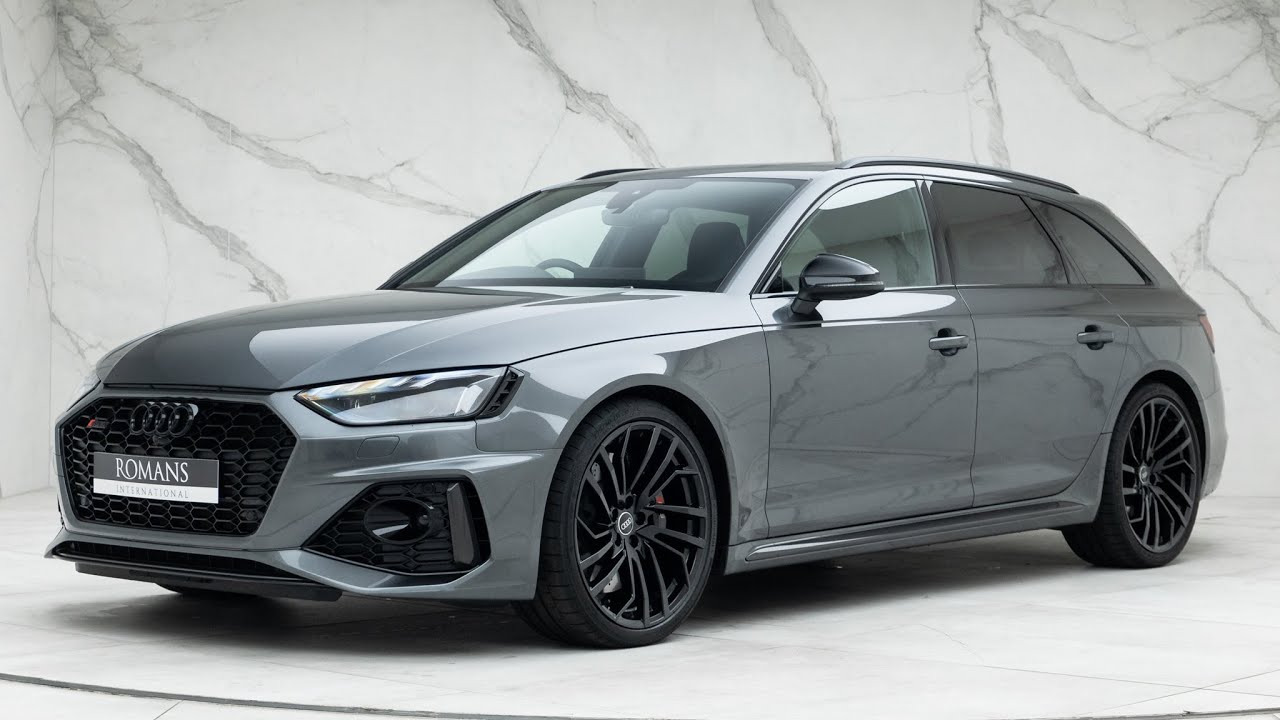 2021 Audi RS4 Avant Carbon Black - Daytona Grey - Walkaround & Interior ...