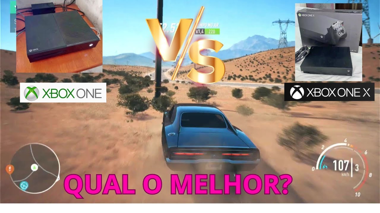 XBOX ONE FAT vs XBOX ONE X,QUAL O MELHOR? - YouTube